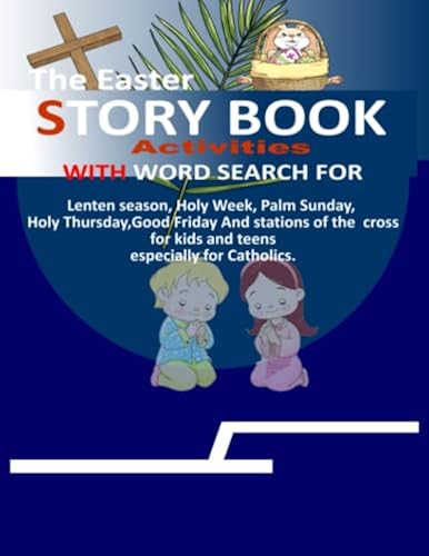 The Easter Story Book Activities with Word Search for Lenten Season ...