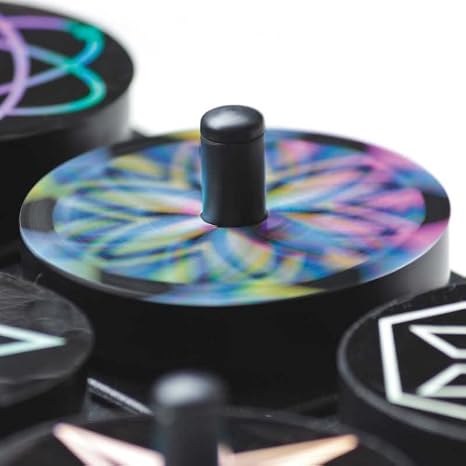 Spinning Hypnotic Illusion Disc Toy Groß Desktop / Office-Gerät ...