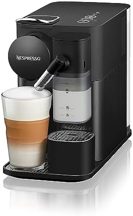 NESPRESSO F121 Lattissima One Black Coffee Machine - 20 free coffee ...