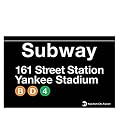 Amazon.com: New York City Yankee Stadium Tin Subway Sign : Home & Kitchen