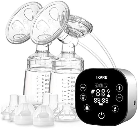 IKARE Upgraded Double Breast Pumps Hospital Grade, Electric Portable ...