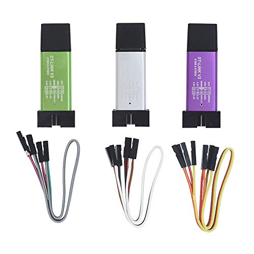 Aideepen ST-Link V2 Programming Unit Emulator Downloader(Random Color)+2PCS 40pin STM32F103C8T6 ...