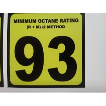 Amazon.com: 93 Gasoline Sticker: Automotive