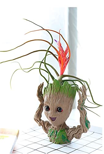 Baby Groot Planter Flower Pot - Baby Groot Head Flower & Succulent ...