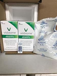 Amazon.com: Visbiome High Potency Probiotic 60 Caps (2 Pack). Shipped ...