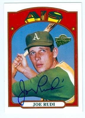 Joe Rudi Athletics Autograph, Athletics Joe Rudi Autograph, Joe Rudi ...
