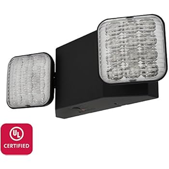 Amazon.com: Lithonia Lighting ELM2 LED B M12 Quantum 2-Light Black LED ...