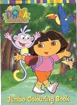 Dora the Explorer Jumbo Colouring Book: hanna-barbera: 9781842395349 ...