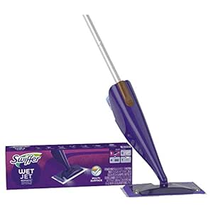 Amazon.com: Swiffer WetJet Hardwood and Floor Spray Mop Cleaner Starter Kit, Includes: 1 Power ...