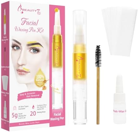 سعر Beauty7 Eyebrow Waxing Kit Sugar Wax Pen + 20 Depilation Strips ...