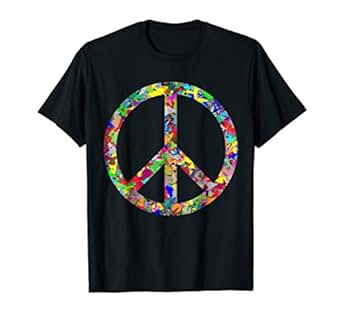 Amazon.com: Peace Sign T-Shirt: Clothing