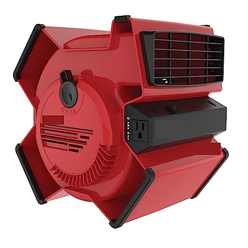Cage Centrifugal Blower Multi-Position Utility Blower Fan with USB Port ...