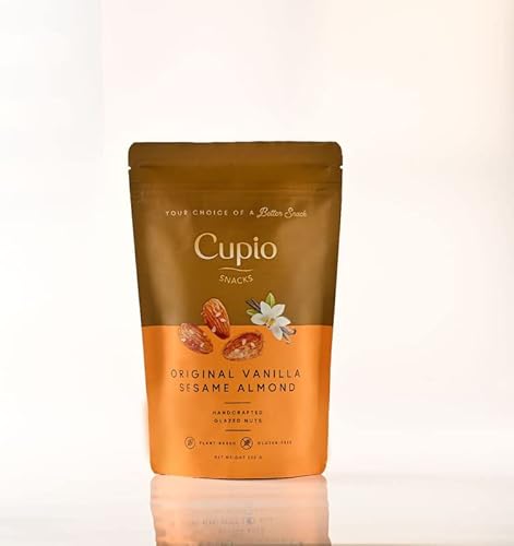 Cupio Snacks Original Vanilla Almond with Sesame 250gm price in Saudi ...
