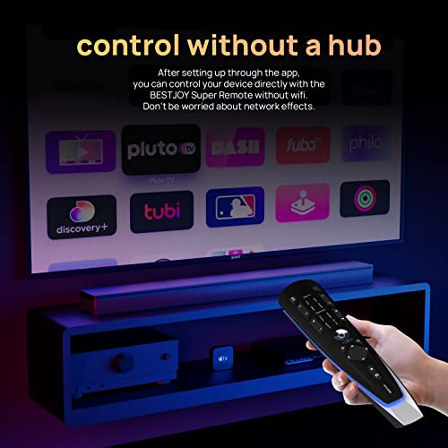 BESTJOY Universal Remote SR001 Smart Control with Smartphone App and ...