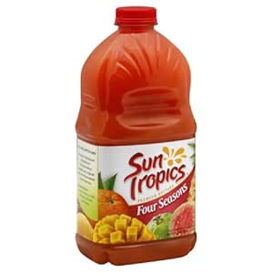 Amazon.com : Sun Tropics Four Seasons, 64-Ounce (Pack of 8) : Fruit ...