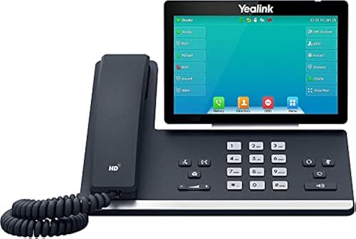 Yealink T57W IP Phone, 16 VoIP Accounts. 7-Inch Adjustable Color Touch ...