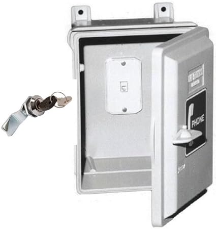 Industrial Weatherproof Telephone Outdoor Enclosure with Keylock Door ...