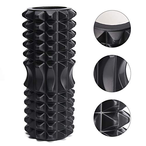 13" Foam Roller, Professional Muscle Roller with 3D Bionic Massage ...