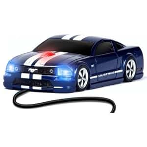 Amazon.com: Road Mice Ford Mustang GT Mouse - Optical Wired - Blue ...