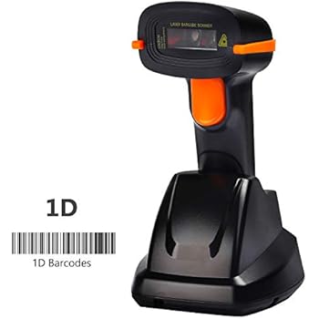 Amazon.com : Tera Wireless Barcode Scanner USB Cradle Charging Base Handheld Bar Code Reader 1D ...