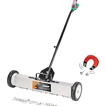 AMK Manufacturing Rolling Magnetic Sweeper Rake Attachment - for Item ...