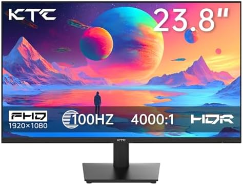 KTC 24 inch Monitor - 1080P 100Hz FreeSync Gaming Monitor with HDR10 ...