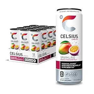 Amazon.com : CELSIUS Essential Energy Drink, Sparkling Mango ...