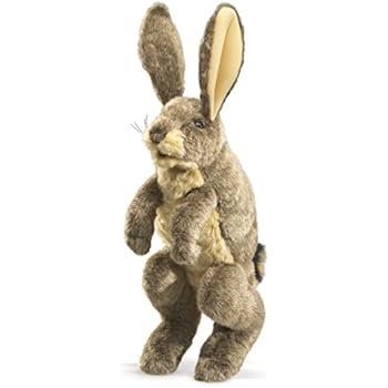 Amazon.com: Folkmanis Jack Rabbit Puppet: Toys & Games