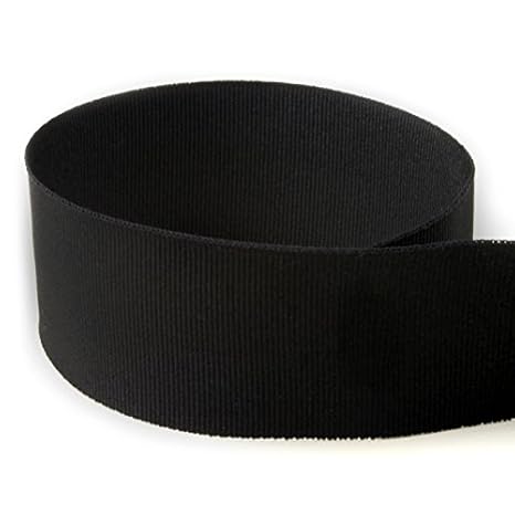 Amazon.com: USA Made 2-1/4" Black Solid Grosgrain Ribbon - 20 Yards ...