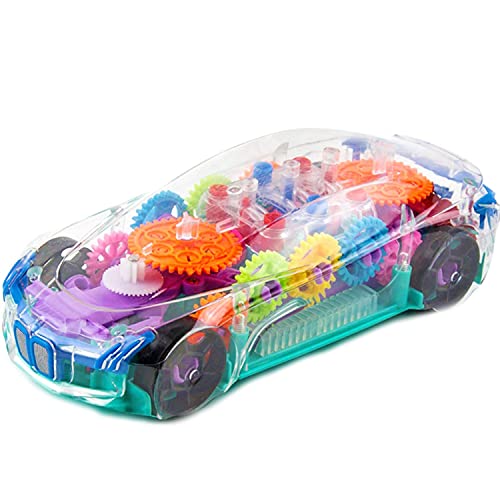 Toysery Transparent Toy Car for Toddlers – See Through Electric Car ...