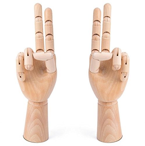 Wooden Drawing Hand Model Hand Pose Doll Reference Drawing Cut ...