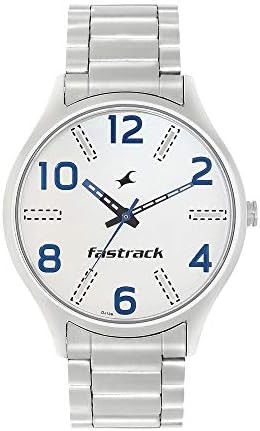 سعر Titan Fastrack Denim 3184SM02 Stainless Steel Band Round Analog ...