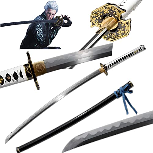 LQSLFsword Devil May Cry 5 Vergil Anime Cosplay Sword Warrior Yamato ...