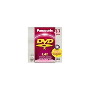 Amazon.com : Panasonic LMRK30U 1.4 GB DVD-R Disc for DVD Camcorders ...