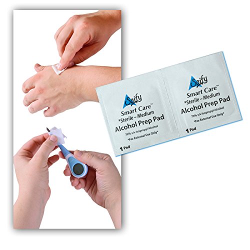 Smart Care® Swabs Antiseptic Prep Wipes 100 Count Sterile Medium Pads ...