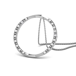 Buy CaratLane .925 Sterling Silver and Diamond Pendant at Amazon.in