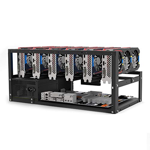 Trefc Stackable Open Mining Rig Frame 6 Gpu Bitcoin Mining Case Rack ...