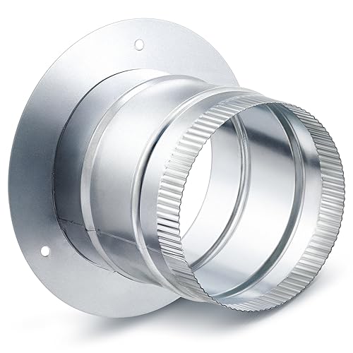 Hicarer Round Ducting Take Off Collar Galvanized Steel Metal Pipe ...