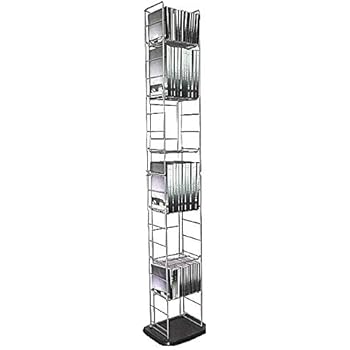 Amazon.com: DVD Storage Tower Tall 8-Tier CD Book Blu-Ray Media Unit ...