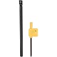 uxcell 1/4" Shank Lathe Indexable Boring Bar Turning Tool Holder S06K-SCLCR06 95°: Amazon.com ...
