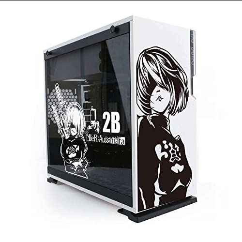 NieR:Automata Decor Stickers for PC Case,Anime Vinly Decal for ATX MId ...