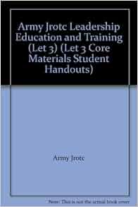 Army Jrotc Leadership Education and Training (Let 3) (Let 3 Core ...