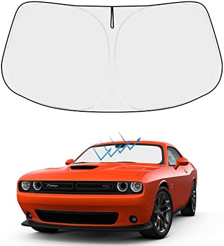 Proadsy 2024 Upgrade Front Windshield Sun Shade Foldable Sunshade ...