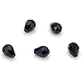 Amazon.com: 50pcs Adabele Austrian 8mm Faceted Teardrop Loose Crystal Beads Jet Black Compatible ...