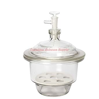 Amazon.com: Deschem 150mm,Glass Vacuum Desiccator jar lab dessicator ...