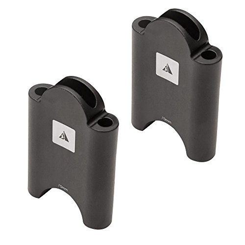 Profile Design Aerobar Bracket Riser Kit Black, Black, 70mm - Want It All