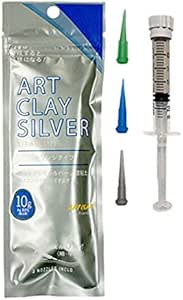 Amazon.com: Art Clay Silver syringe type 10g (with three nozzle) A-281 ...