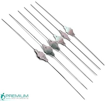 Amazon.com: 6 Pcs Bowman Lacrimal Probe 6" Surgical Dental ENT 0000-000 ...