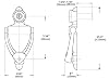 QCAA Door Knocker with 180 Degree Viewer, Zinc Die-Cast Construction 5 ...