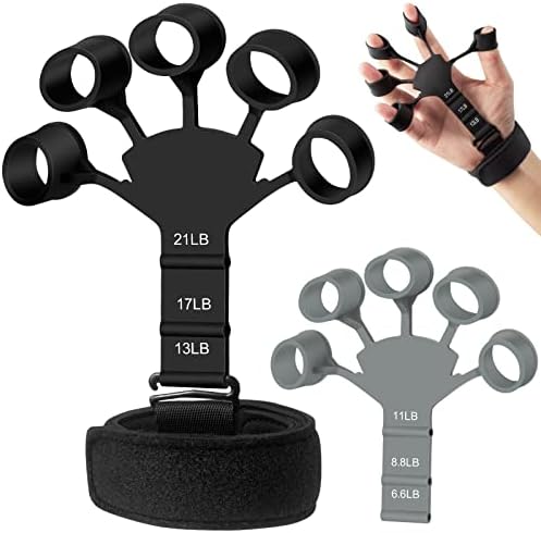 سعر 2PCS Finger Strengthener, Finger Exerciser, Adjustable 6 Resistance ...
